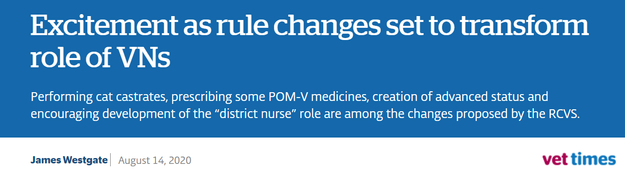 dvnhub | VN Times – “Biggest shakeup in veterinary legislation for ...